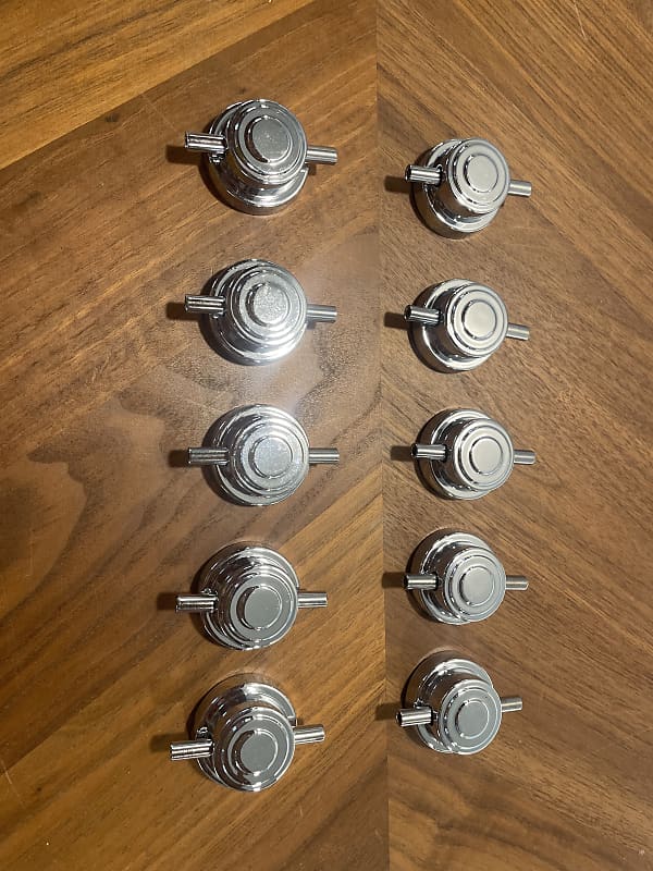 DW snare lugs - Chrome | Reverb