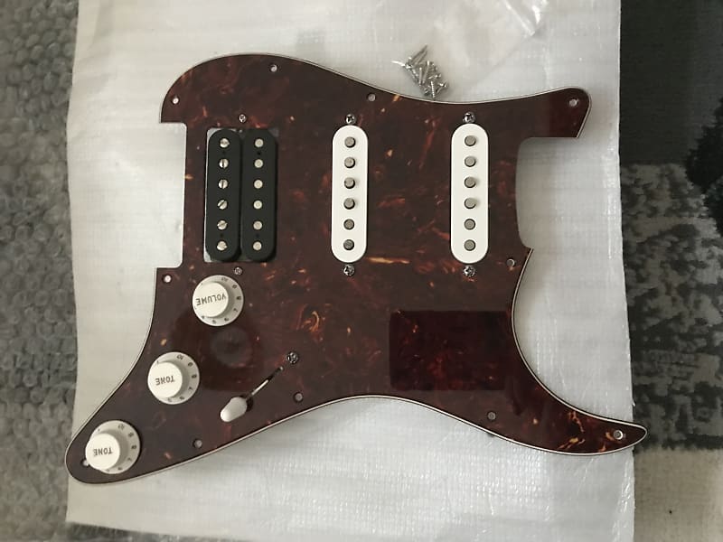 Fender Strat Texas Specials HSS pickgaurd pickups | Reverb