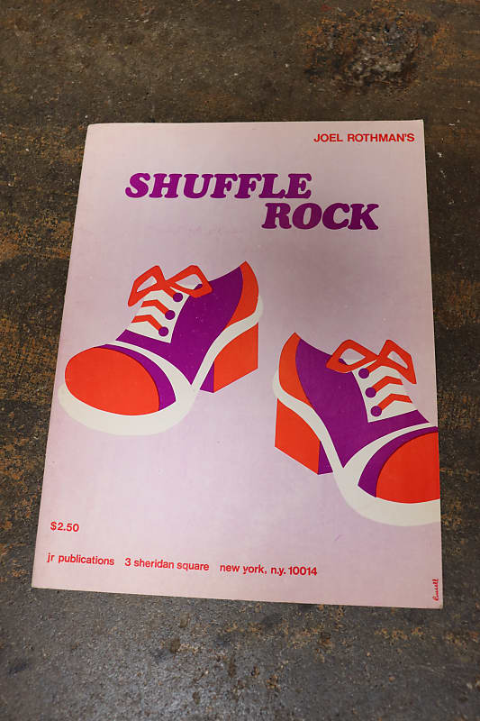 "Shuffle Rock" Drum Instructional Book by Joel Rothman | Reverb