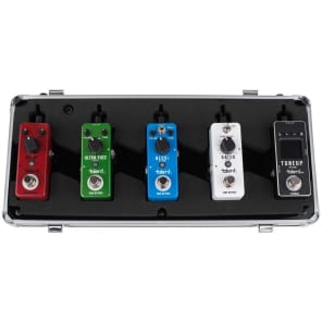 Guitar Mini FX Pedal Board Holds 5 Guitar Bass Effect Mini | Reverb