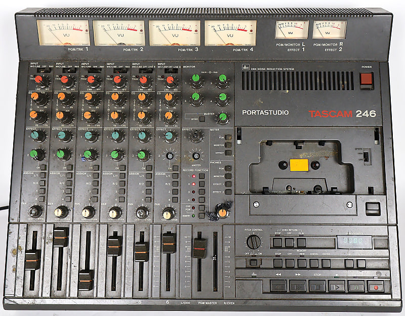 TASCAM PORTASTUDIO 246 Multitrack Cassette Tape Recorder | Reverb