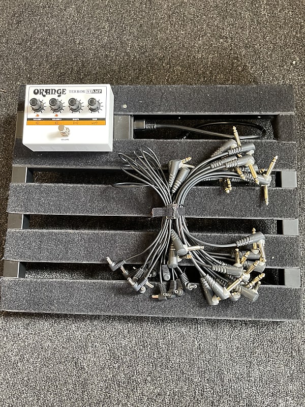 Pedaltrain Novo 18, powertrain 1250, orange pedalstomp | Reverb