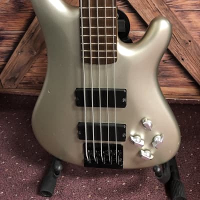 Hartke 5-String Active Bass, Silver | Reverb