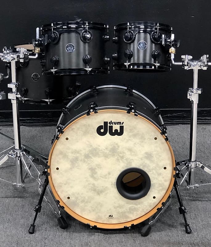 Drums Workshop DW Collector's 2002 - Black Charcoal Stain | Reverb