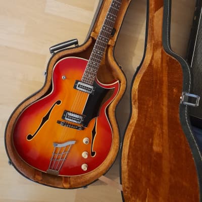 ULTRA RARE vintage 1960s Hofner 4577 thinline hollowbody | Reverb