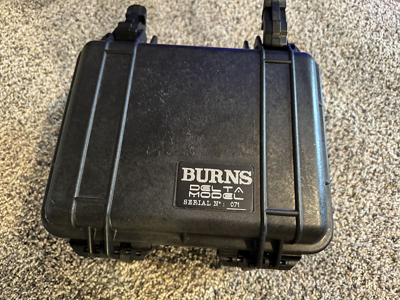 Burns Burns Delta Model 4 Slot Case, Black, Synergy MTS | Reverb