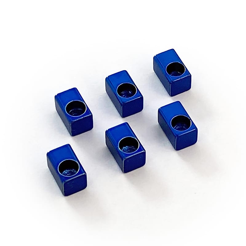 Authentic Floyd Rose Color Steel Insert Blocks 2024 - Blue | Reverb