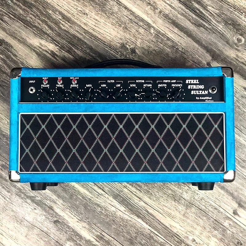Amplified Nation Steel String Sultan 100 Watt Head Turquoise | Reverb