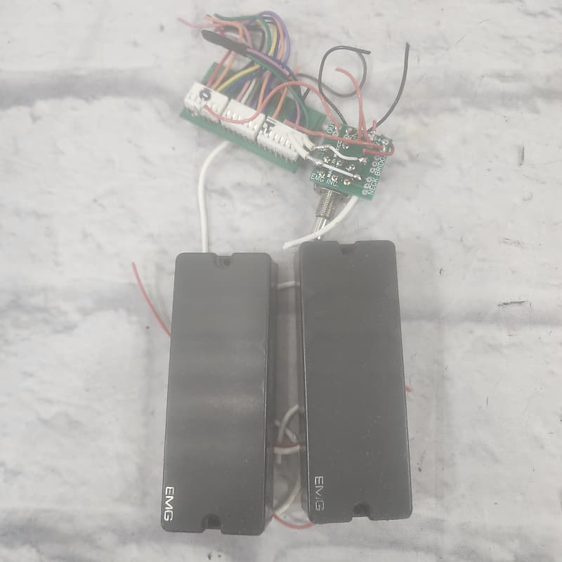 EMG 40DC Humbucker Pickup Set Plus Preamp | Reverb