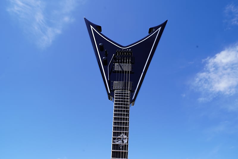 Schecter DIAMOND SERIES Artist Series Raven Dark V FR Abbath | Reverb