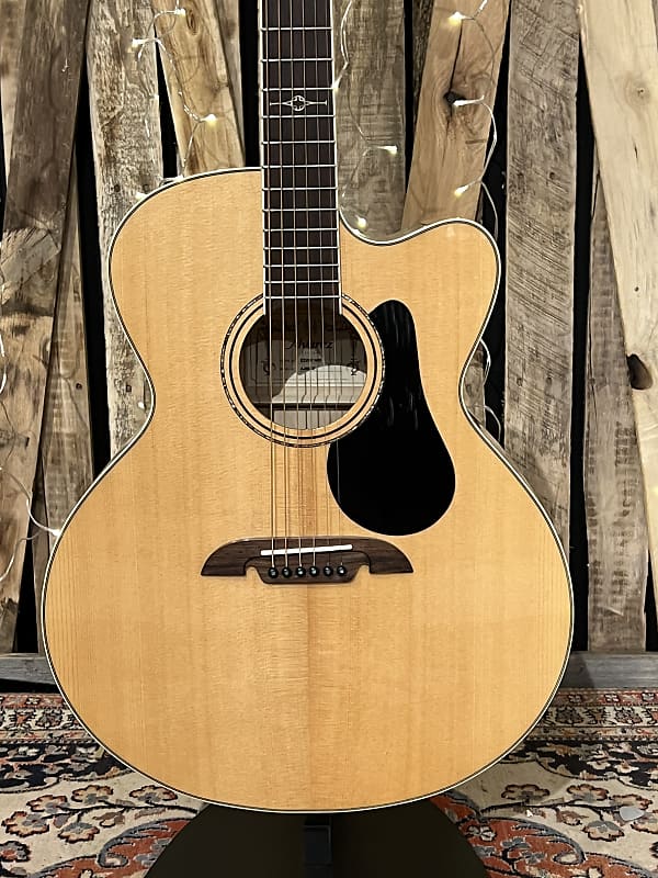 Alvarez AJ80CE Jumbo Cutaway with Electronics 2010s - Natural | Reverb