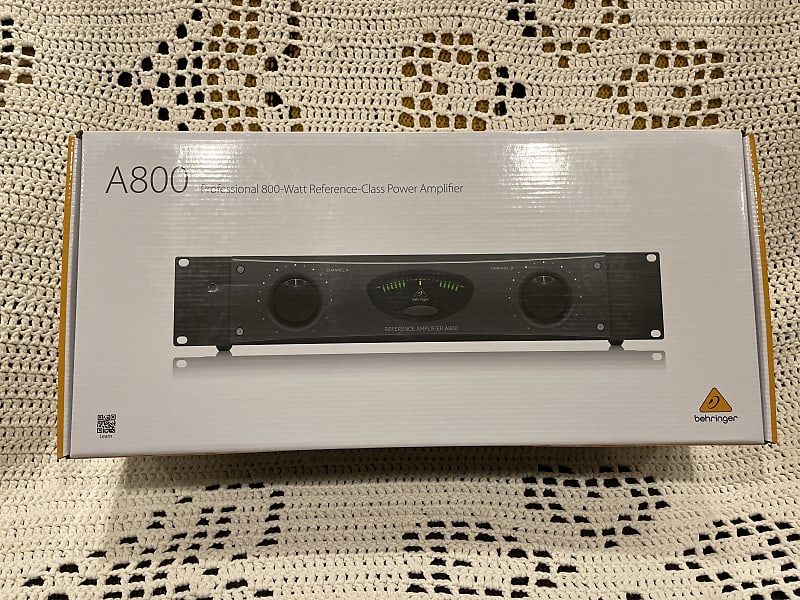Behringer A800 Professional 800 Watt Reference-Class Power | Reverb