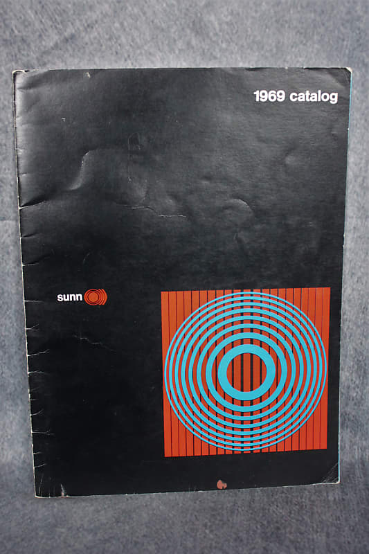 Vintage Sunn 1969 Amplifier Catalog & Price Lists (2) 1969 | Reverb