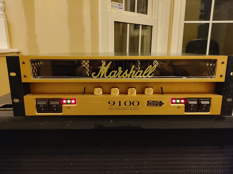 Marshall 9100 Dual Monobloc Power Amp | Reverb