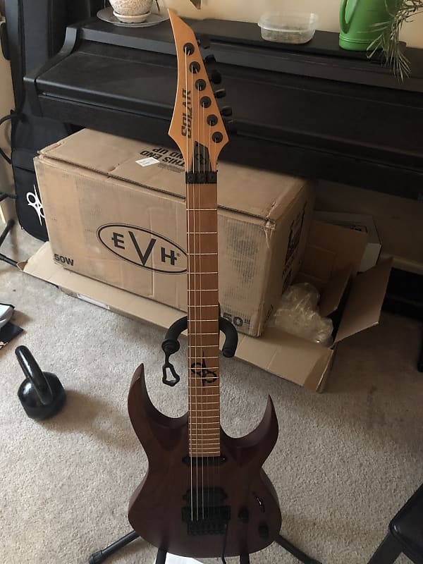 Solar Guitars AB1.6FRNB 2020 Natural Brown Matte | Reverb