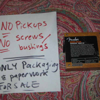 lightly handled Fender EMPTY packaging +orig | Reverb Canada