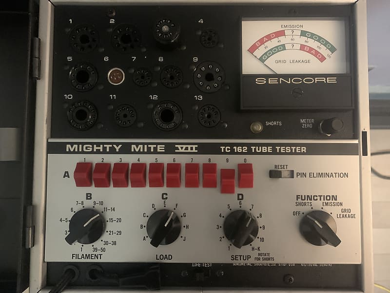 Fully serviced and calibrated Sencore Tc-162 Tube Tester | Reverb
