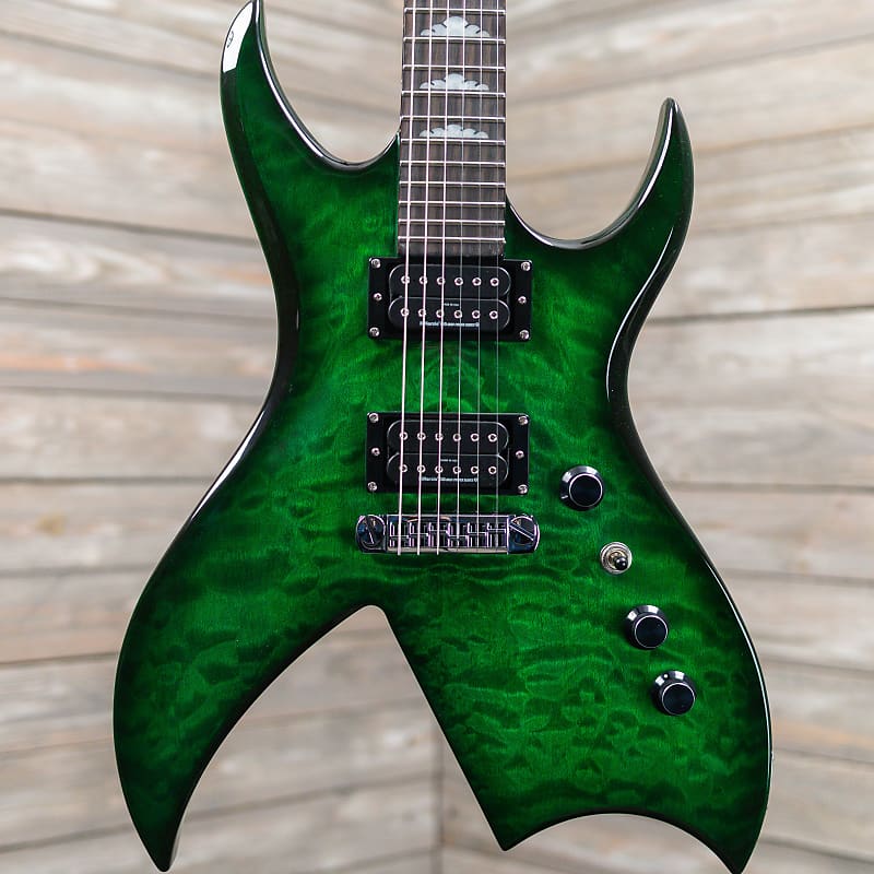 BC Rich Rich B Legacy 2023 - Transparent Green (30194-BO) | Reverb