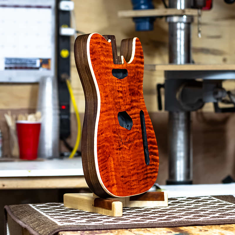 Flamed Maple Tele Body / Maple & Walnut Tele | Reverb Australia