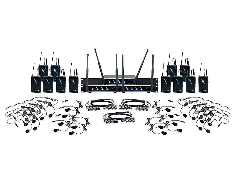 VocoPro DIGITALPLAY12 12 Channel UHF Wireless Headset & Lapel | Reverb