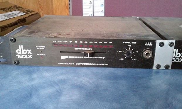 DBX 163x compressor/limiter | Reverb