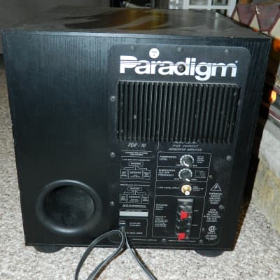 Paradigm PDR-10 100 Watt 10" Powered Sub Woofer Subwoofer | Reverb