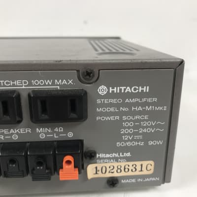 Hitachi HA-M1 Mini Integrated Amplifier | Reverb