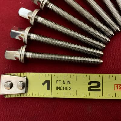 (12) DW 2” Tension Rods Chrome True Pitch TP30 Snare Drum | Reverb