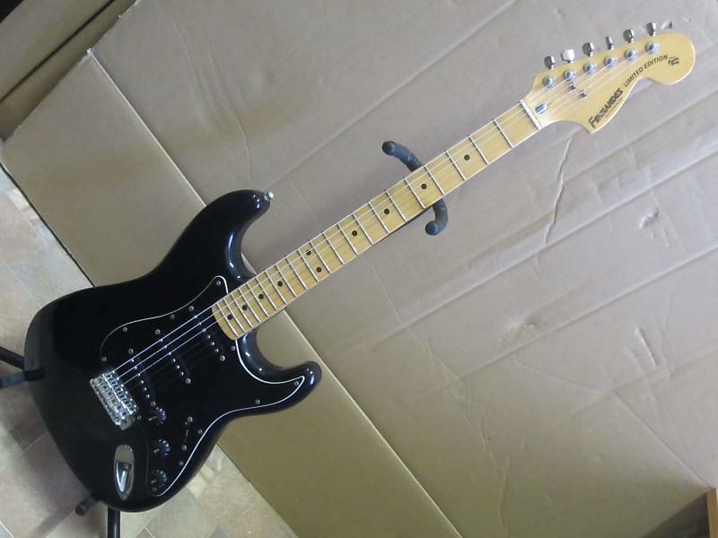 Fernandes Stratocaster SSS 1980s Black | Reverb