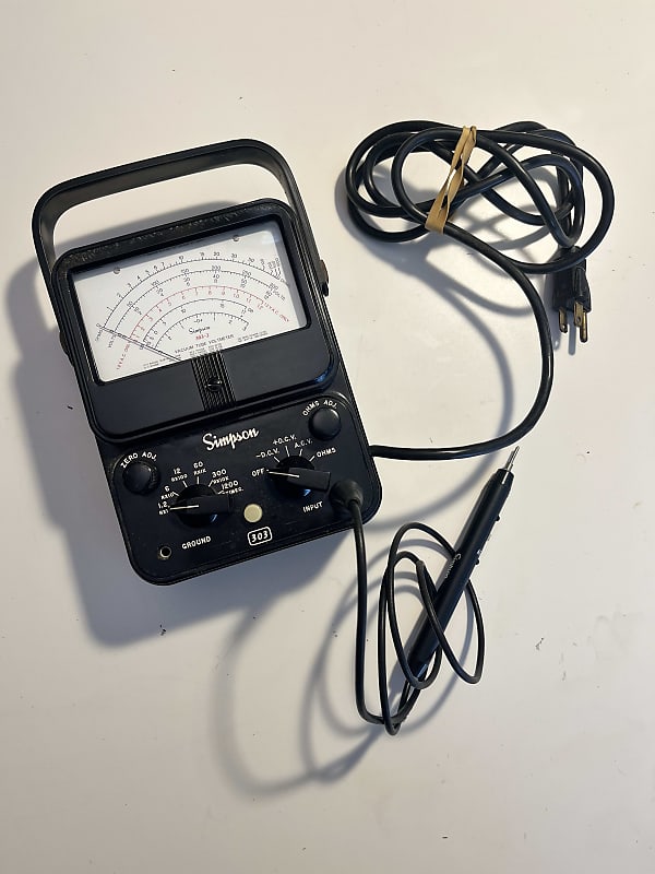 Vintage Simpson 303-2 Voltmeter | Reverb