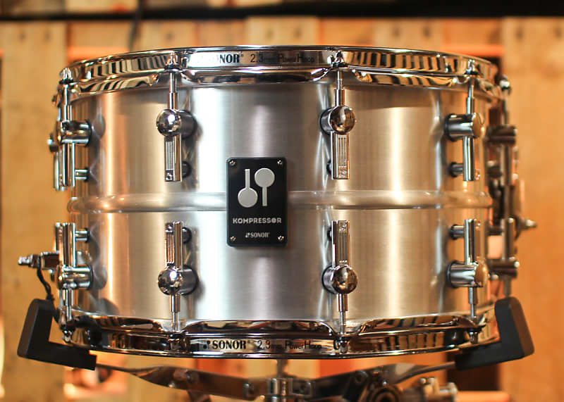 Sonor 14x8 Kompressor Aluminum Snare Drum | Reverb