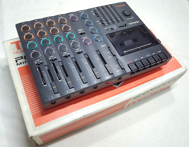 Tascam Porta07 4-track Cassette Recorder | Reverb