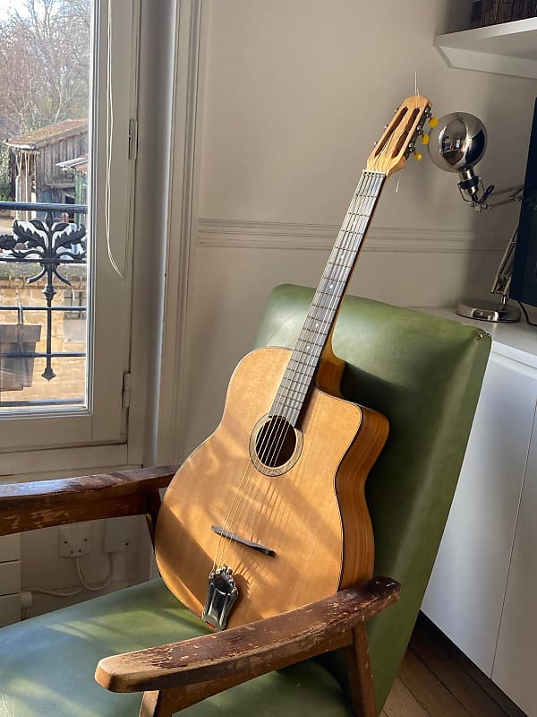 Vintage Busato Round Hole Gypsy Guitar Jazz | Reverb Australia