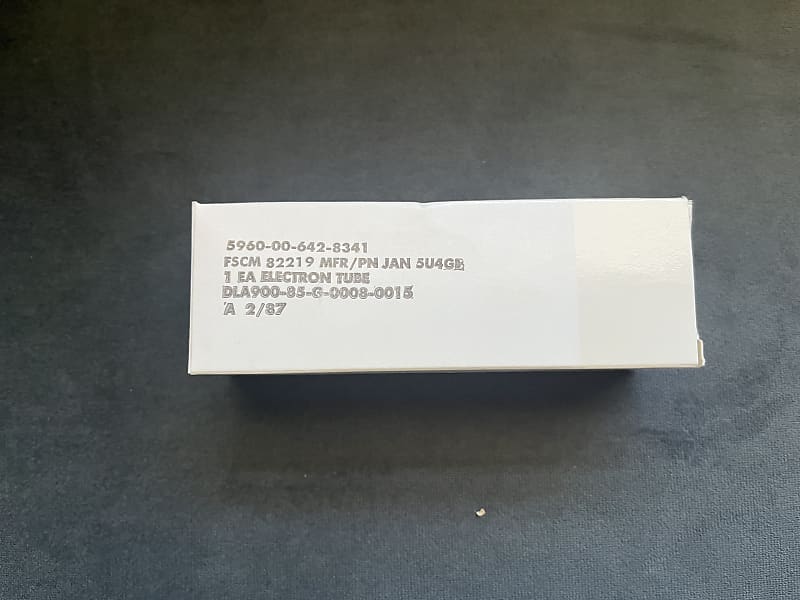 Philips Rectifier Tube JAN 5U4GB 2023 | Reverb