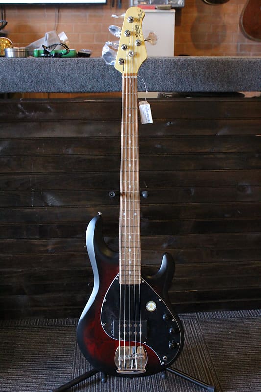 Sterling Stingray 5 String Bass (Ruby Red) | Reverb