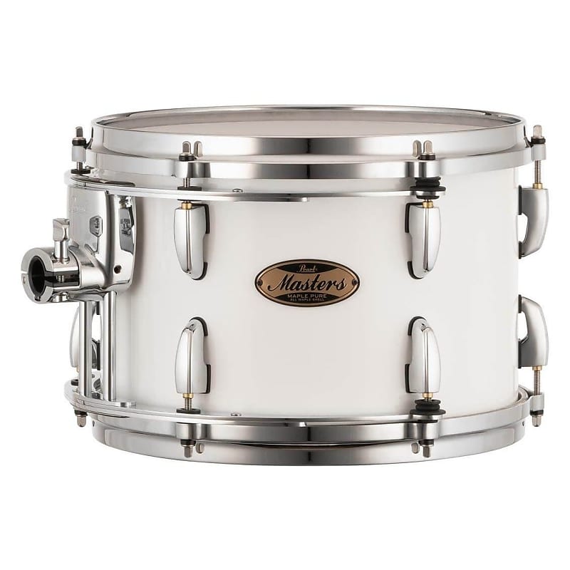 Pearl Masters Maple Pure Tom 12x8 w/Standard R2 Mount Arctic | Reverb