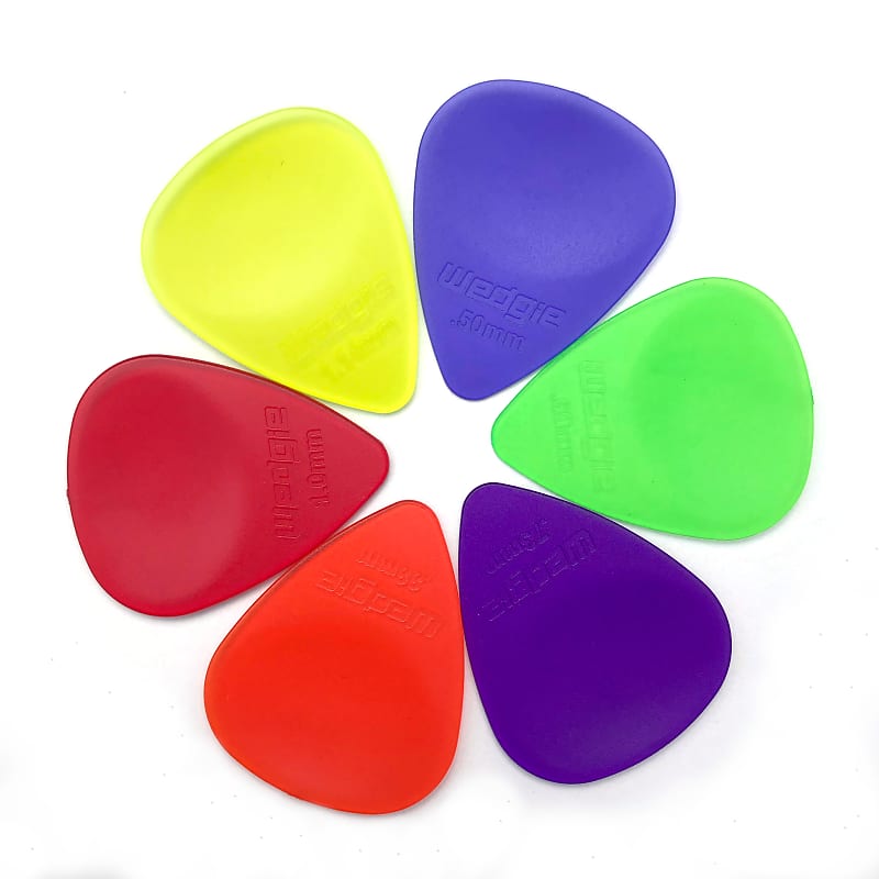 Wedgie Clear XL Guitar Pick Sampler Pack | Thin, Medium, and | Reverb