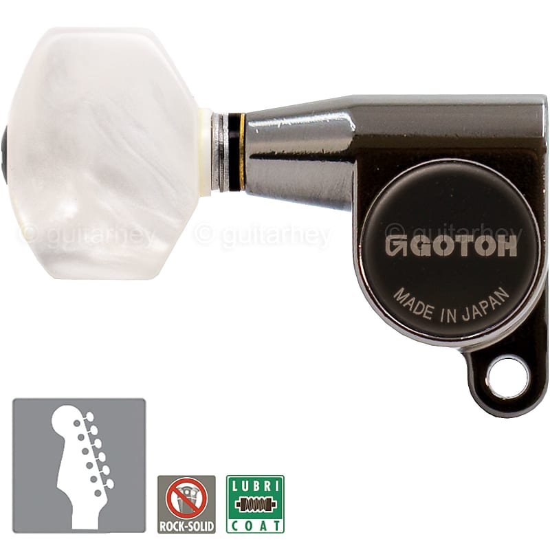 NEW Gotoh SG360-P7 LEFT HANDED 6 In-Line Mini Tuners | Reverb Canada