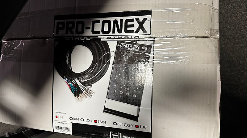 Hosa SH-16X4-100 Pro-Conex Stage Box Snake Patchbay (Buffalo | Reverb
