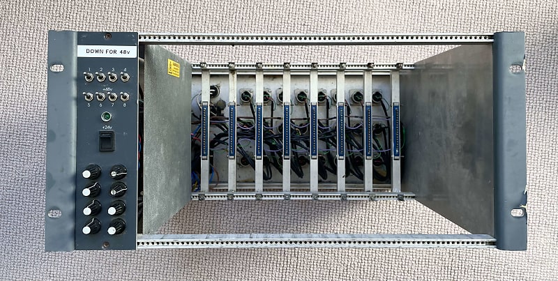 SHEP style NEVE Rack for 1073 8 Slot Module Rack w/ power | Reverb