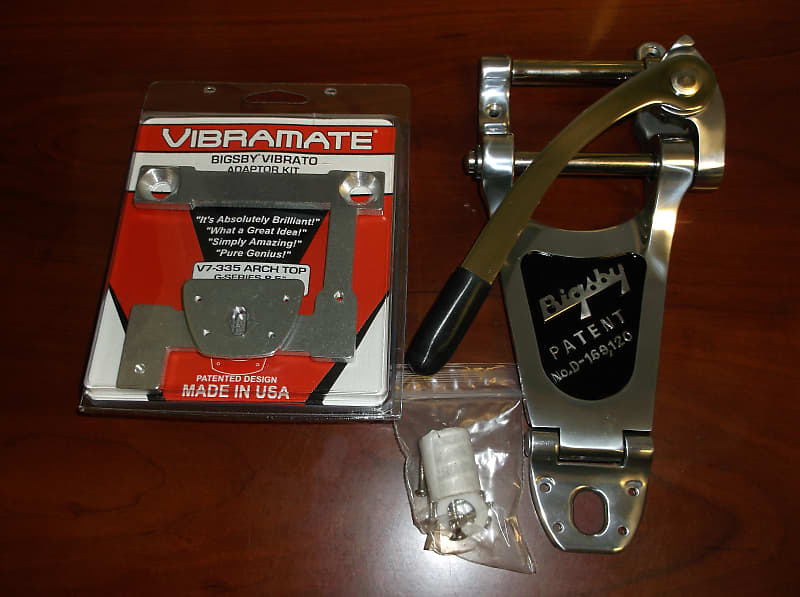 Bigsby B7 & Vibramate V7-335 G Kit For Archtop, 8.5" Long, | Reverb