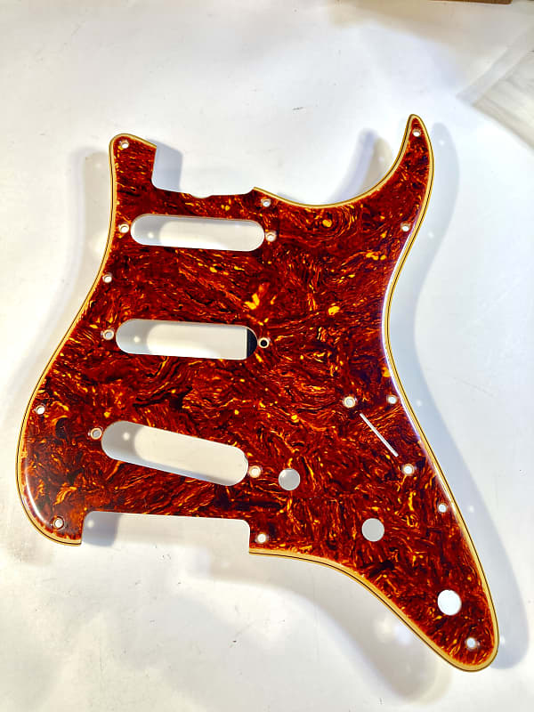 "Boots Aged" Celluloid Tortoise Relic'd 11 Hole Pickguard | Reverb
