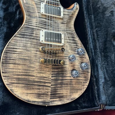 PRS McCarty 594 Singlecut Flame Maple Top in Charcoal Nickel | Reverb