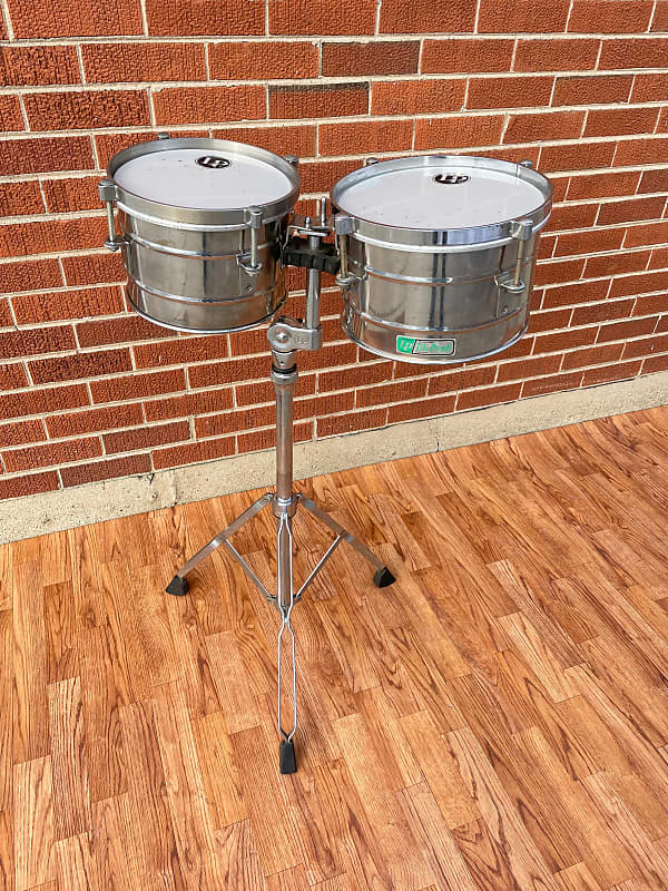 1970s LP Tito Puente 9-1/4" & 10-1/4" Timbalitos w/ Stand | Reverb