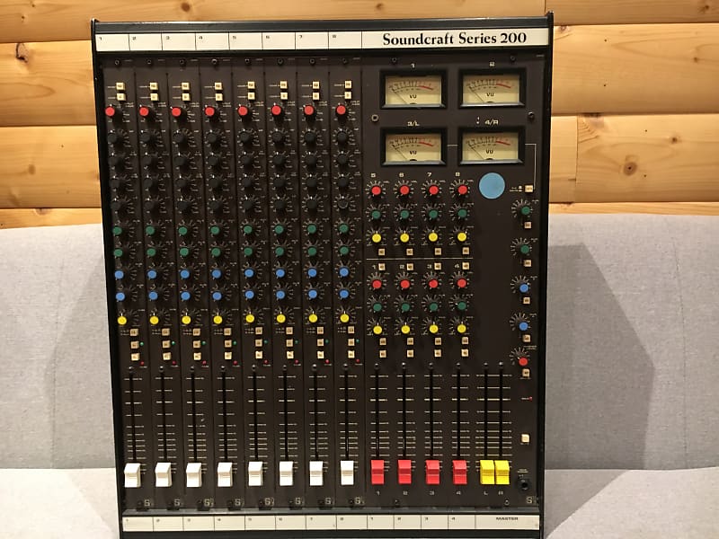 Soundcraft Series 200 8-channel Mixing desk Analog console | Reverb