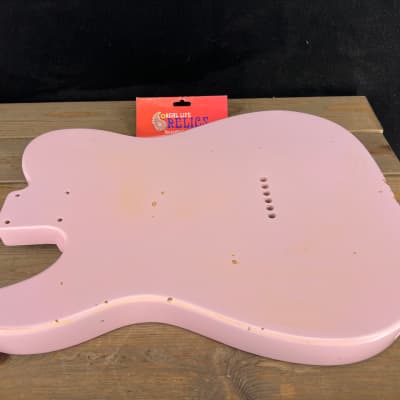 Real Life Relics Tele® Telecaster® Body Aged Shell Pink # 1 | Reverb