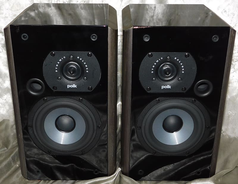 Polk LSi7 bookshelf speakers pair | Reverb