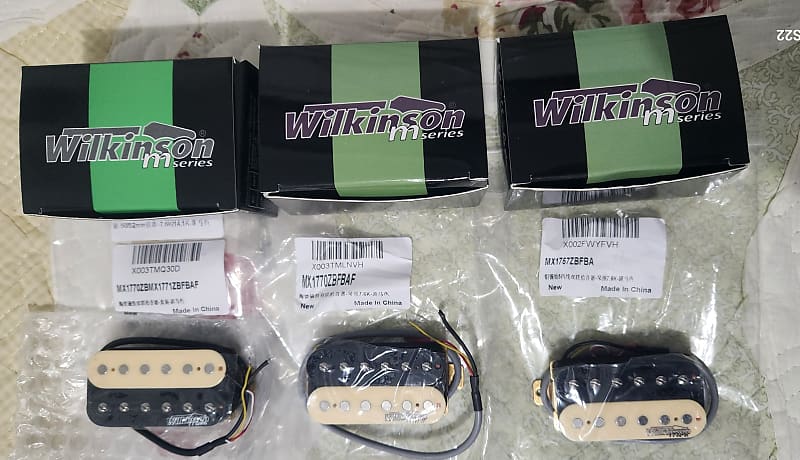 Wilkinson 3 set Ceramic Overwound Humbucker GUITAR pick ups - | Reverb