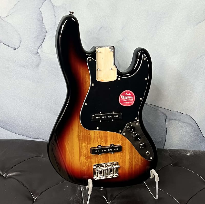 Squier Classic Vibe 70s Jazz Bass Loaded Body Sunburst | Reverb