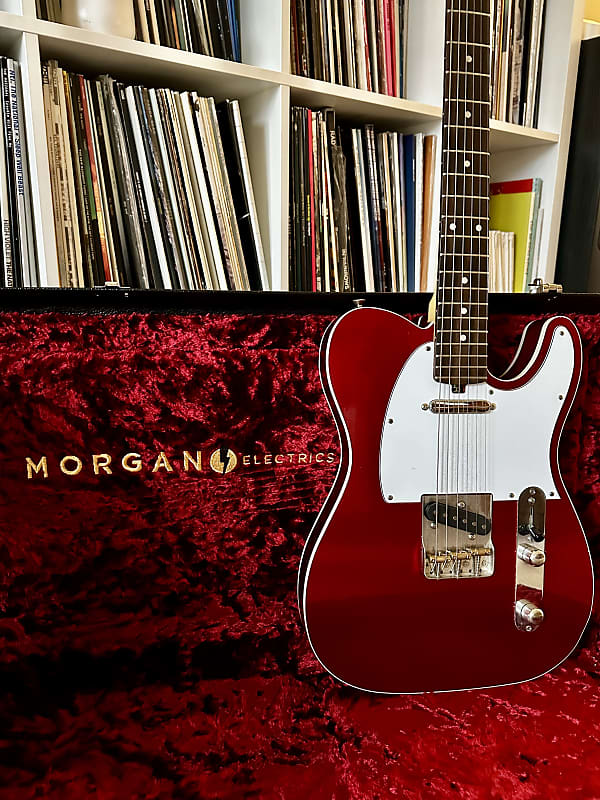 Morgan Electrics MVT-PRO - Double Bound Aged Candy Apple Red | Reverb